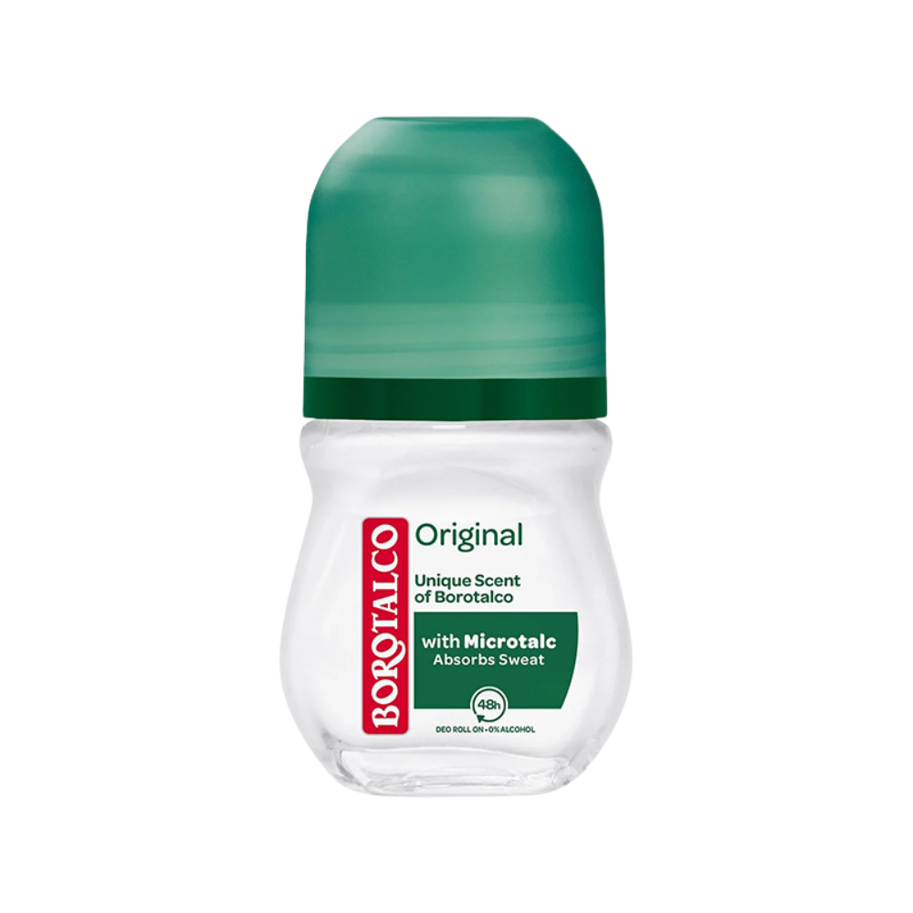 Borotalco Original Roll-On Deodorant 50mL | Classic Italian Talc ...