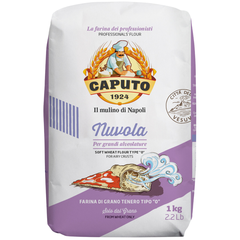 Caputo Nuvola 0 Flour 1kg | Italian Flour for Focaccia & Pizza – Spritz ...