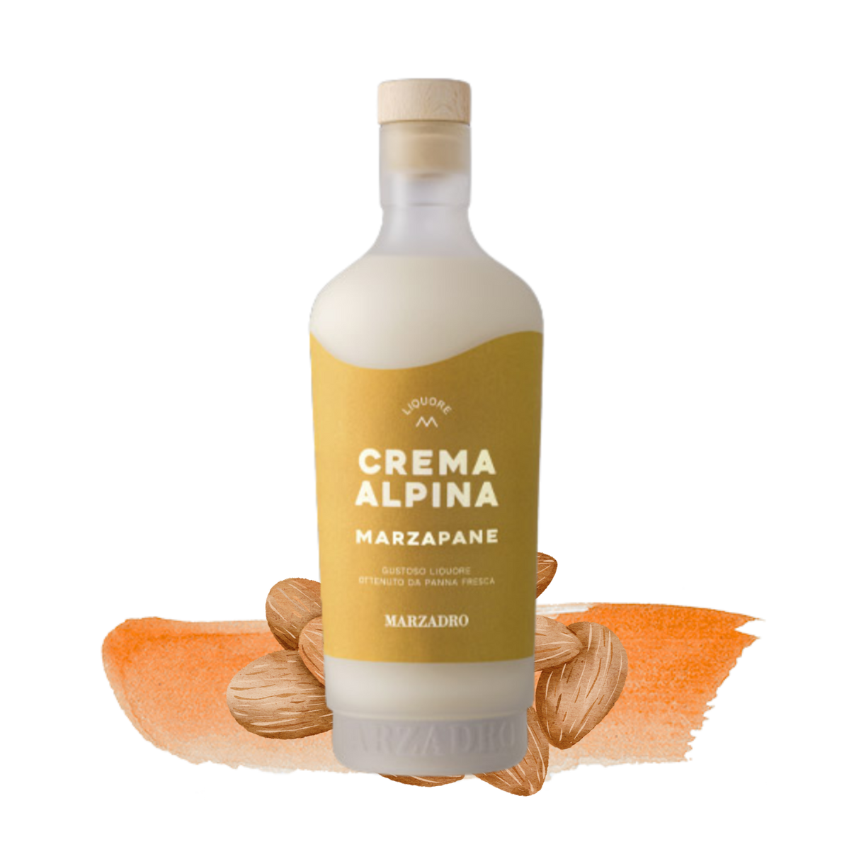Distilleria Marzadro Crema Alpina Marzapane - Marzipan Liqueur 700ml ...