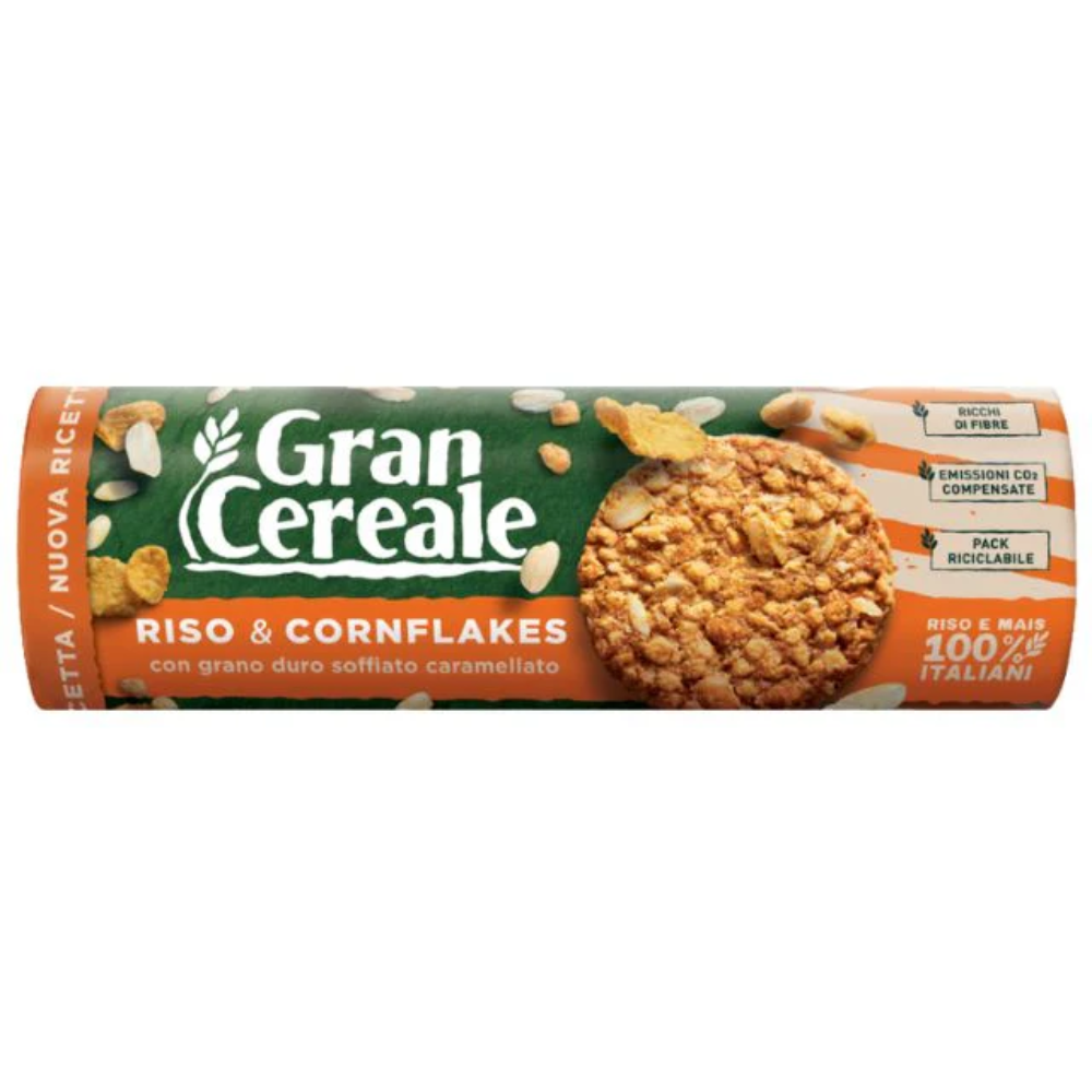 Gran Cereale Croccante 230g | Italian Wholegrain Crunchy Biscuits ...