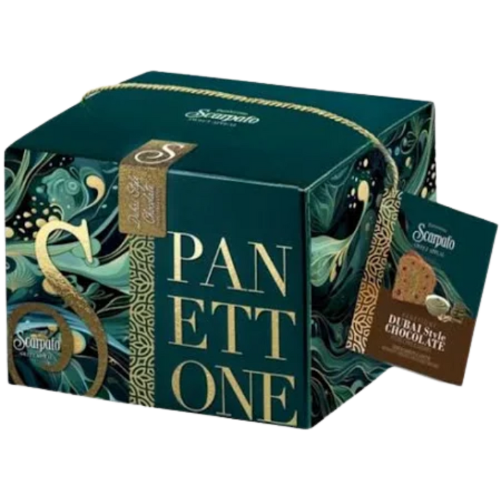 Scarpato Dubai Style Panettone 800g | Luxury Italian Christmas Cake ...