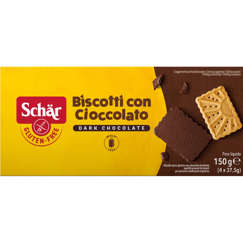 Schar Gluten Free Biscotti Con Cioccolato 150g – Spritz & Co