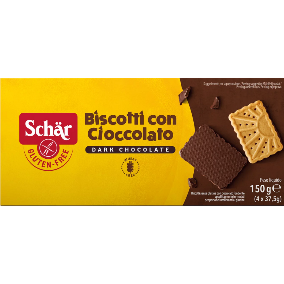 Schar Gluten Free Biscotti Con Cioccolato 150g – Spritz & Co