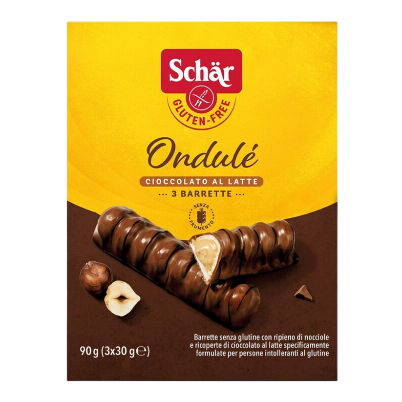 Schar Gluten Free Milk Chocolate Ondule 90g | Gluten Free Chocolate ...